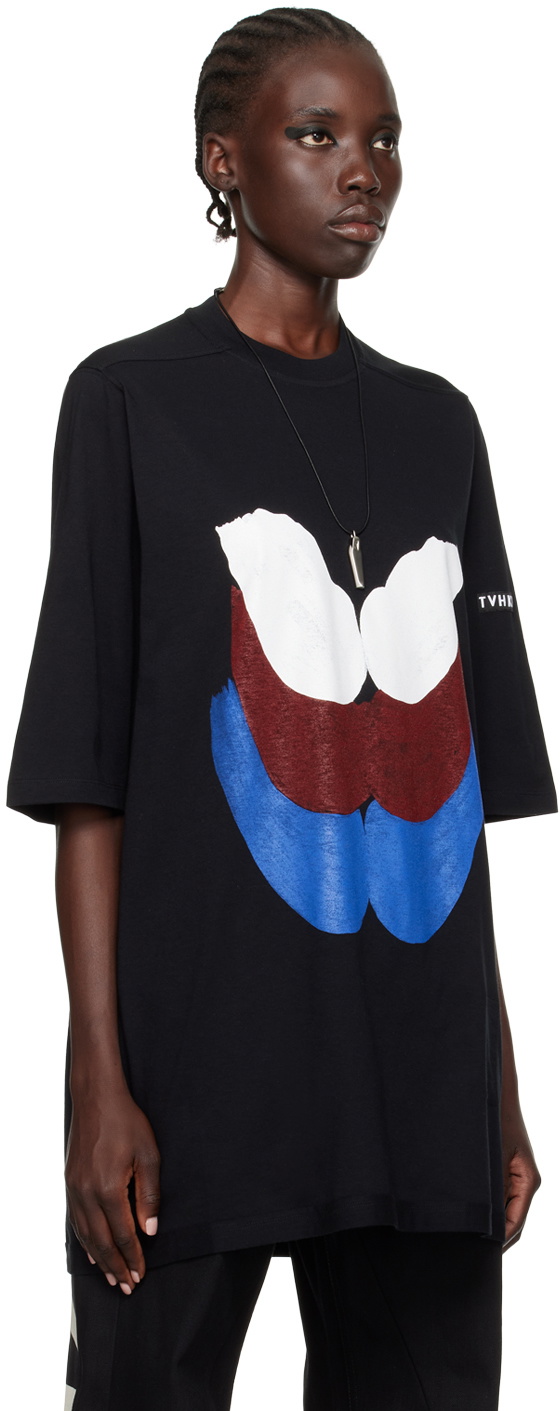 Rick Owens SSENSE Exclusive Black KEMBRA PFAHLER Edition Jumbo T-Shirt ...