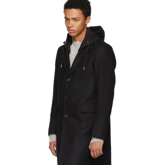 Diesel Black W-Dexter Coat Diesel