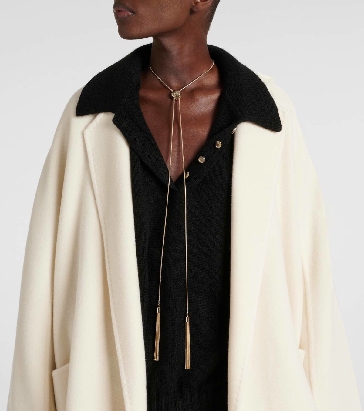 Max Mara Tandem embellished necklace Max Mara