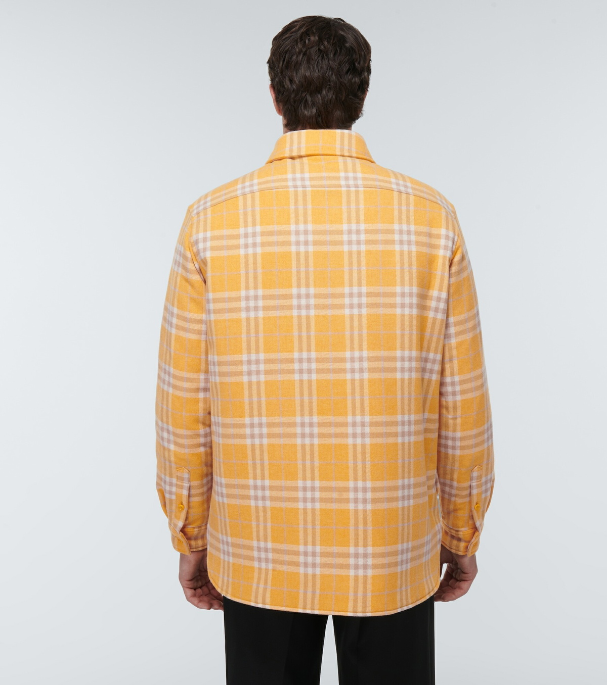 Burberry - Checked wool and cotton overshirt Burberry