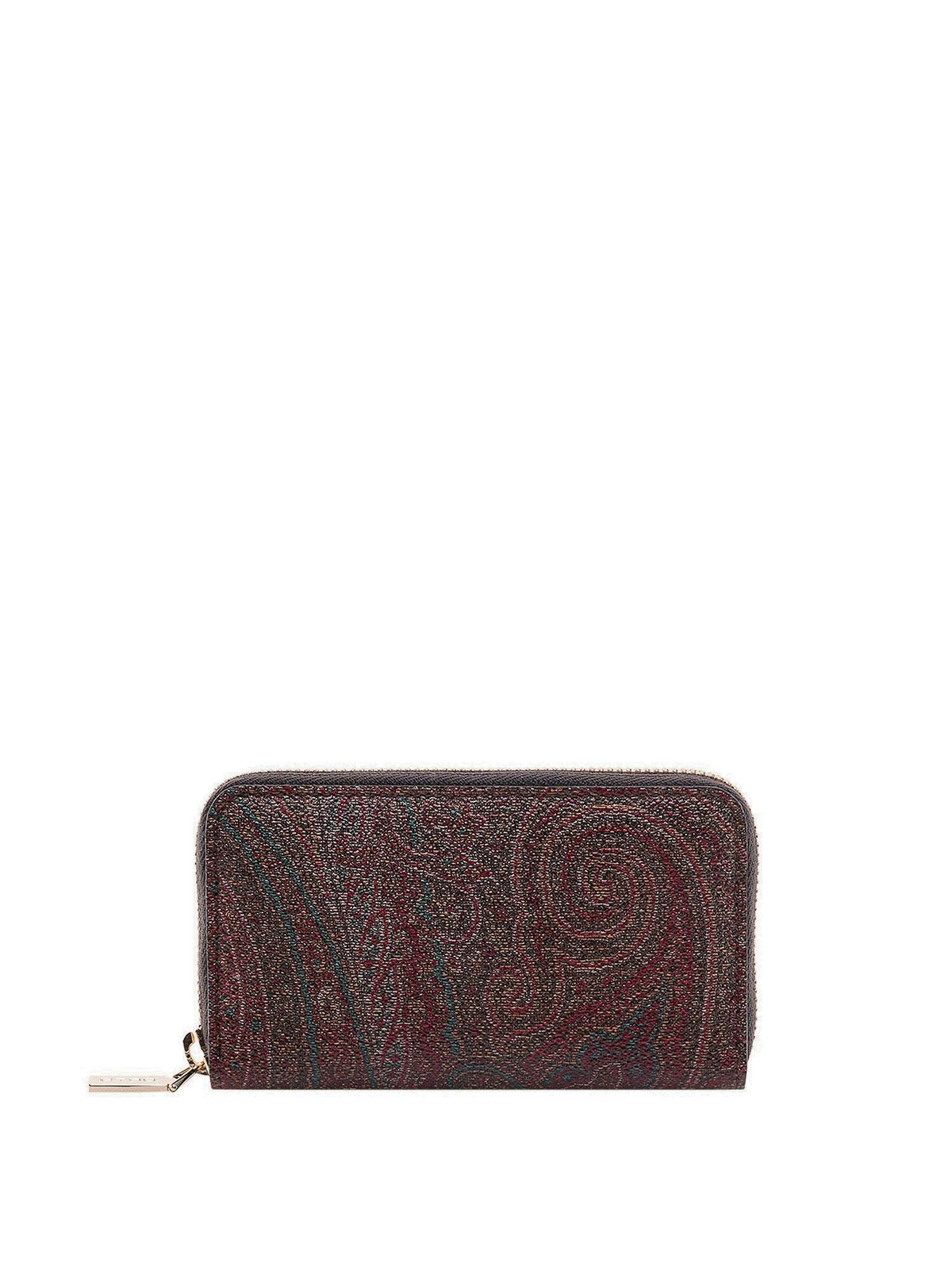 Etro Coin Purse Brown Womens Etro