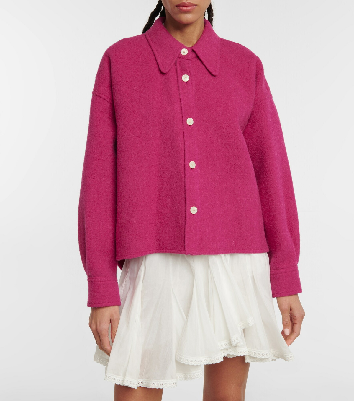Isabel Marant - Hanao wool-blend shirt jacket Isabel Marant