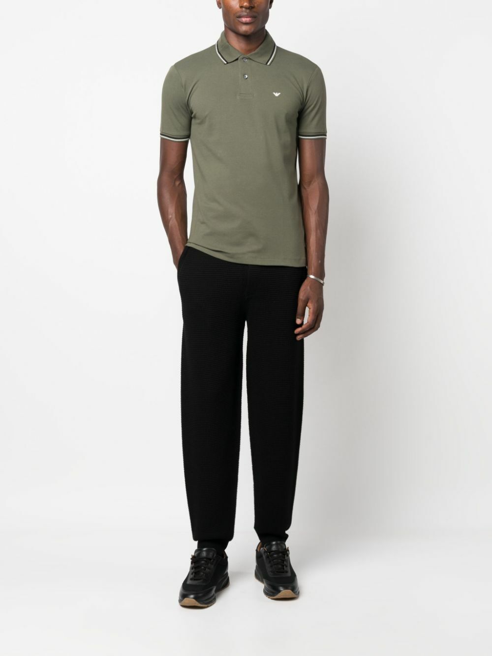 EMPORIO ARMANI - Logo Cotton Polo Shirt Emporio Armani