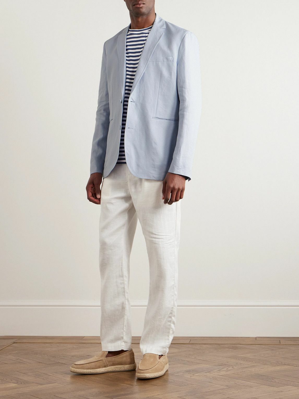 Orlebar Brown - Ullock Linen Blazer - Blue Orlebar Brown