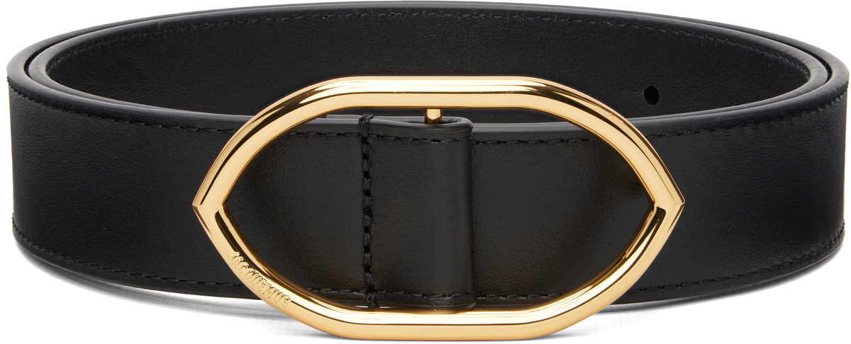JACQUEMUS Black 'La Ceinture Calisson' Belt Jacquemus