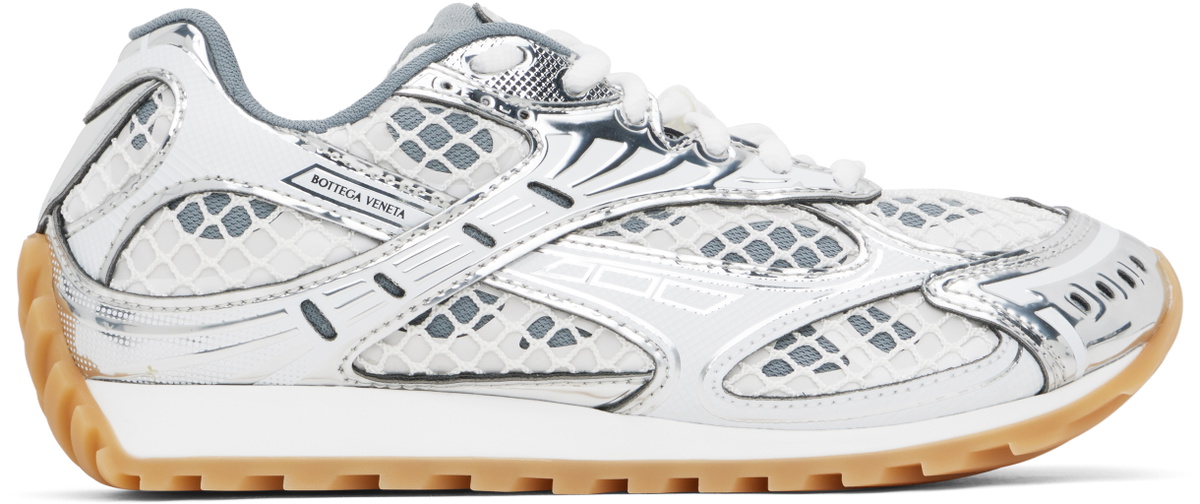 Bottega Veneta Silver Orbit Sneakers Bottega Veneta