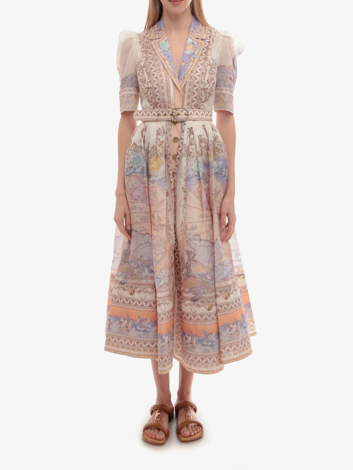 Zimmermann Dress Pink Womens Zimmermann