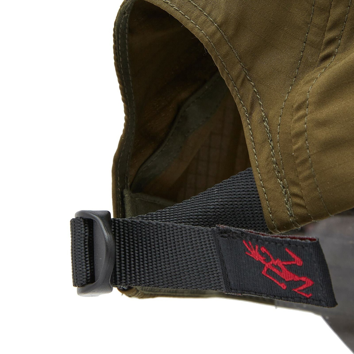 Gramicci Men's Light Ripstop Strap Cap in Olive Drab Gramicci