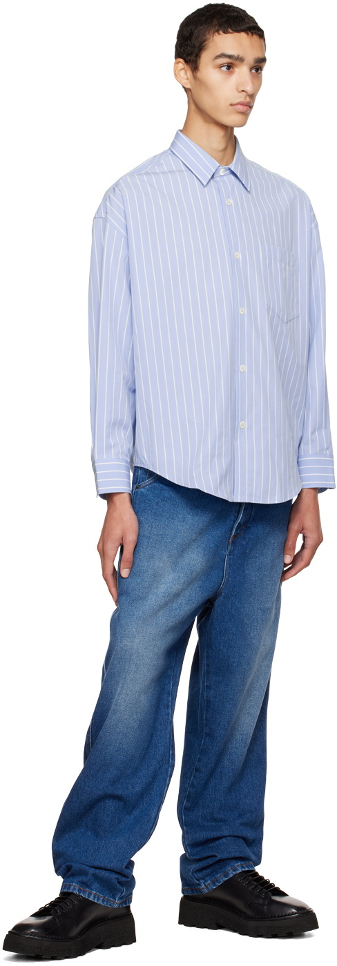 AMI Alexandre Mattiussi Blue Alex Jeans AMI Alexandre Mattiussi