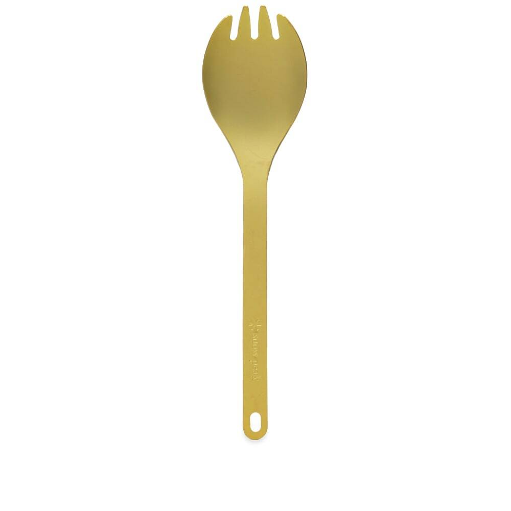 Snow Peak Men's Titanium Spork Anodized in Gold Snow Peak