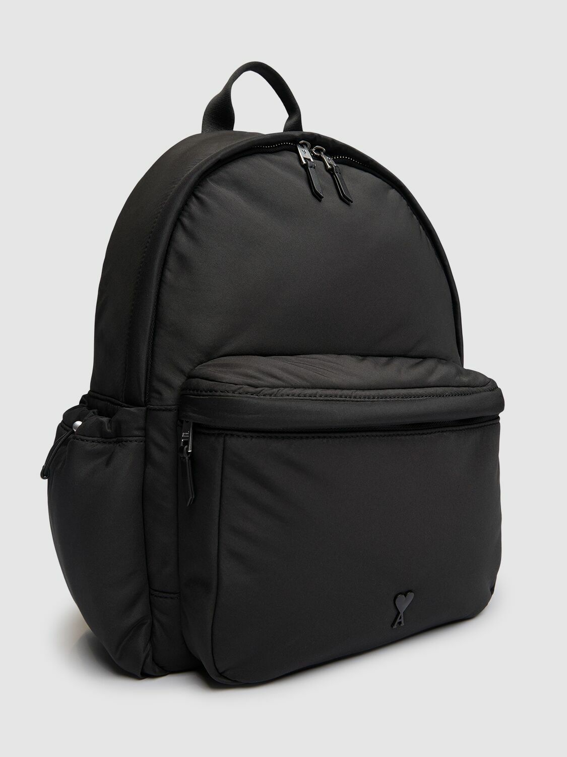 AMI PARIS Padded Nylon Canvas Backpack AMI