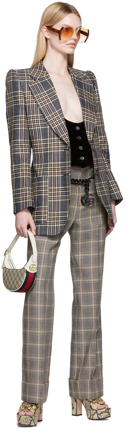 Gucci Blue Check Jacket Gucci