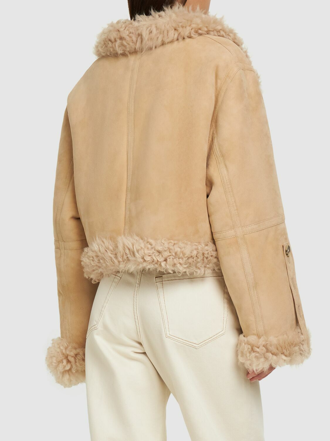 REMAIN Leather Shearling Jacket REMAIN Birger Christensen