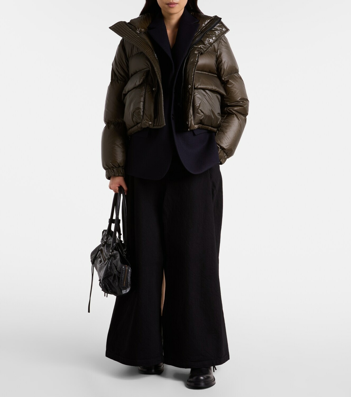 Sacai Layered wool down jacket Sacai