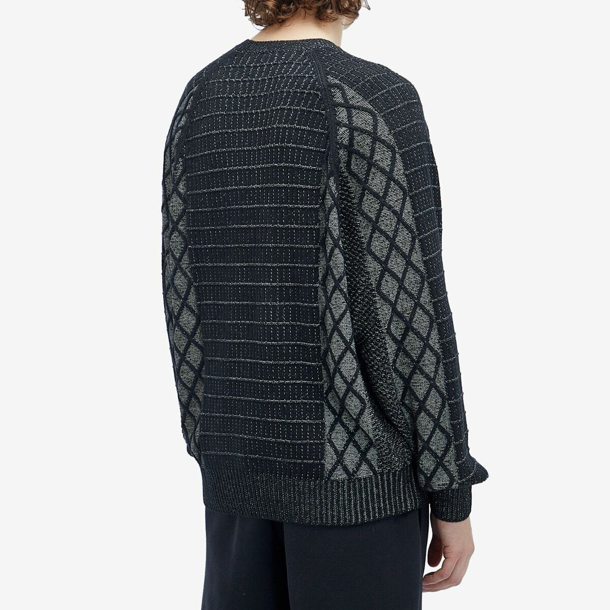 Nike Men's Apparel Tech Sweater in Black/Silver Nike