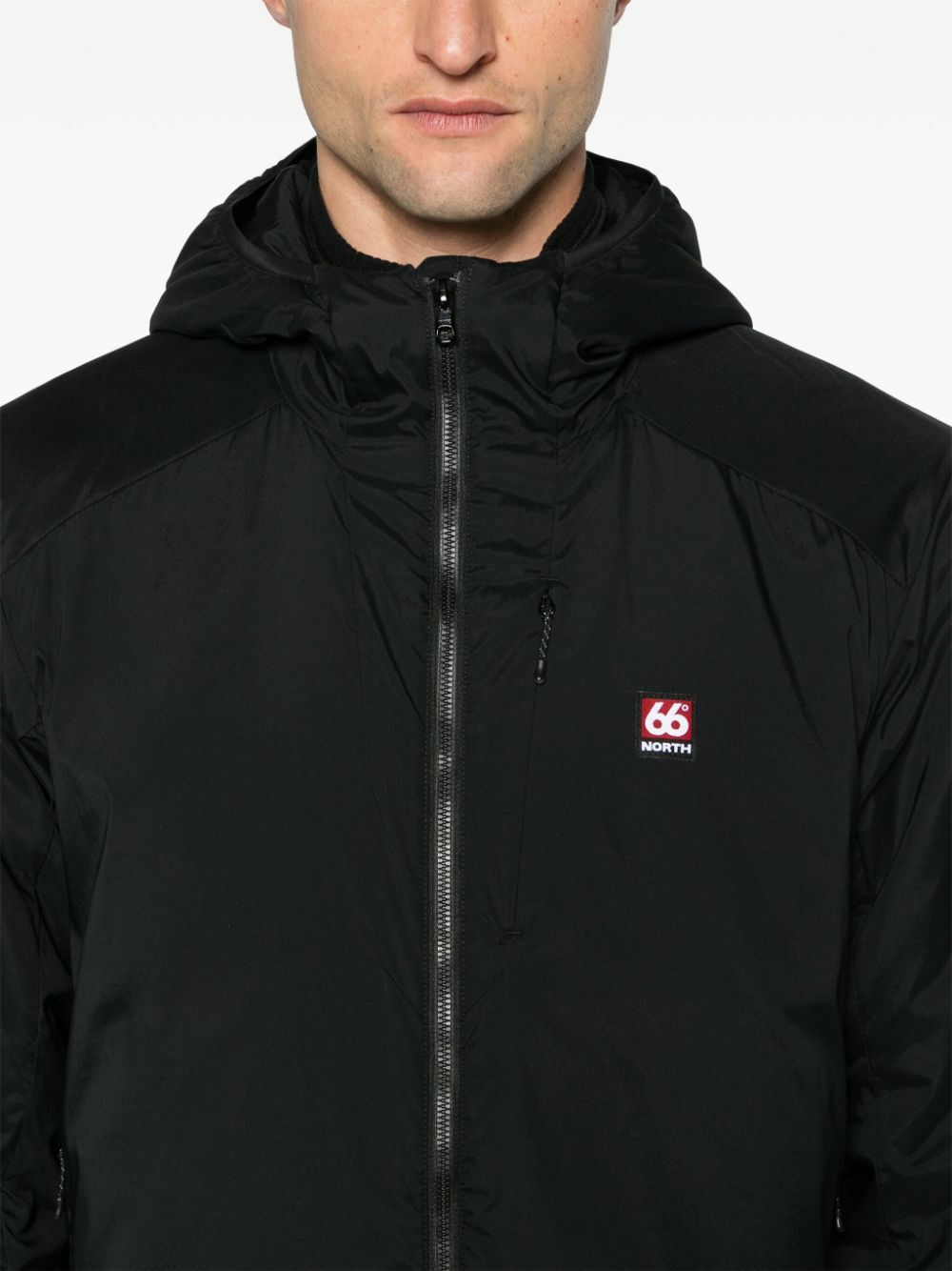 66 North Black Hengill Lightweight Hooded Jacket 66° North