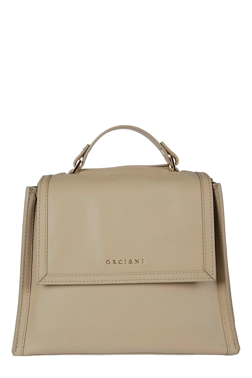 Orciani Sveva Logo Lettering Small Handbag Orciani