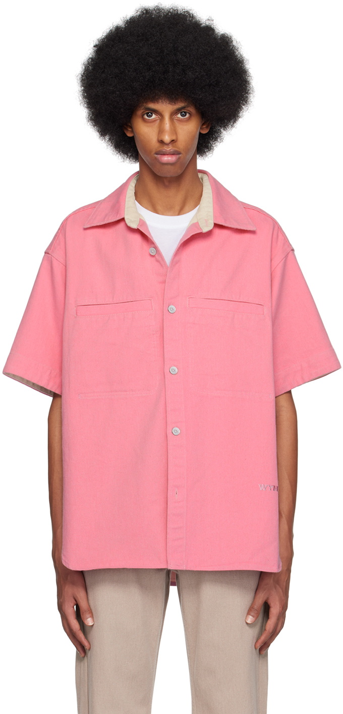 Wooyoungmi Pink Buttoned Denim Shirt Wooyoungmi