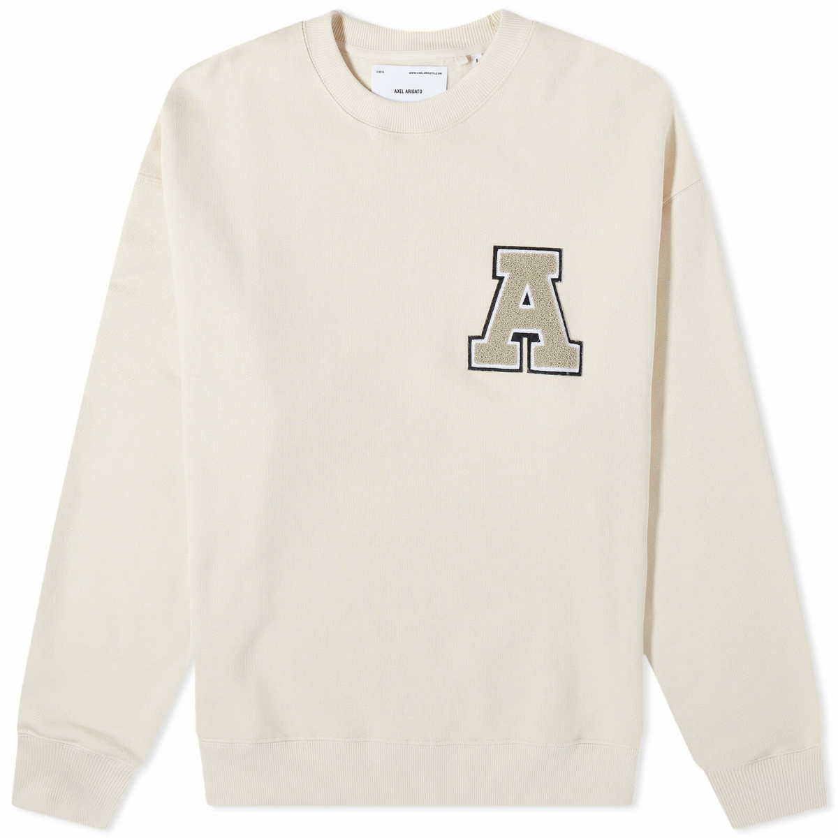 Axel Arigato Men's Team Crew Sweat in Beige Axel Arigato
