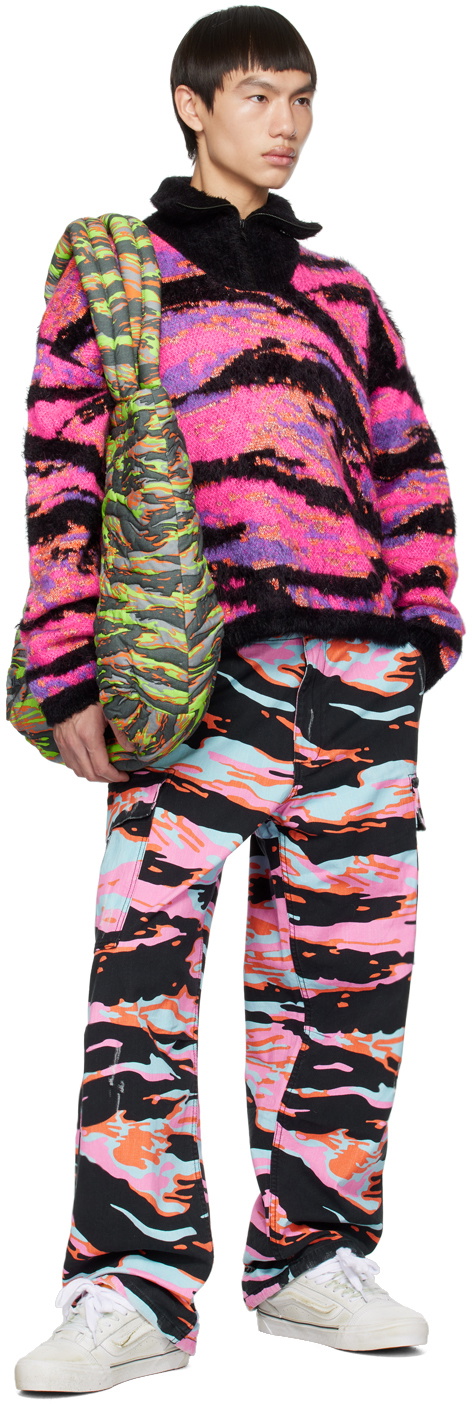 ERL Pink Camo Turtleneck ERL