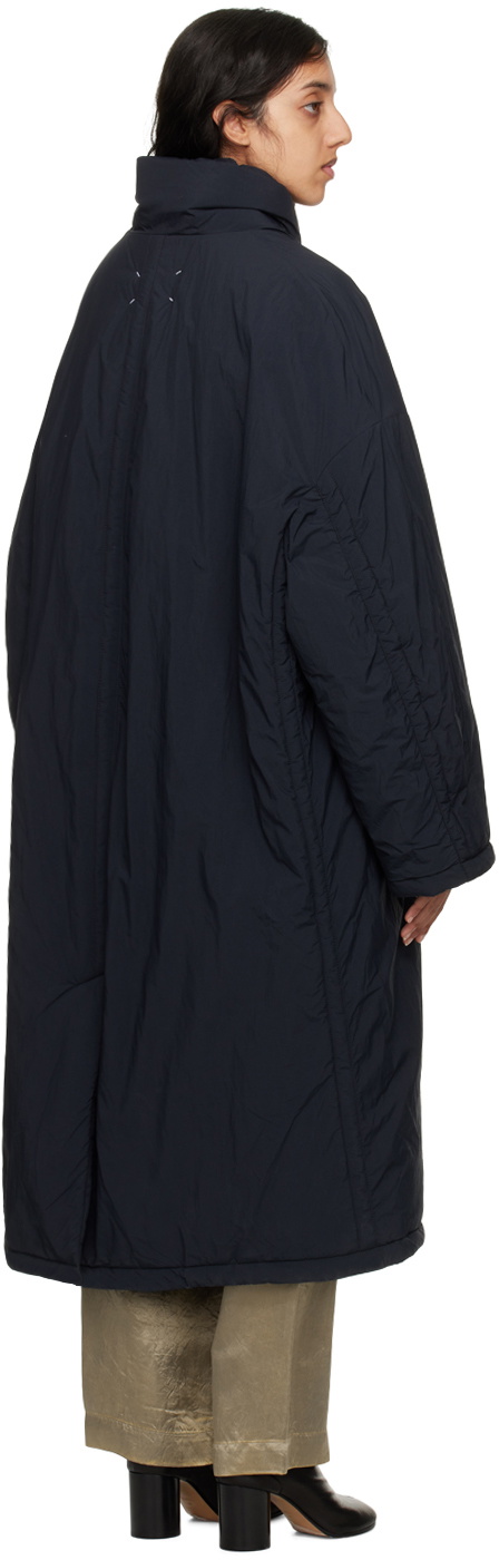 Maison Margiela Black Button Coat Maison Margiela