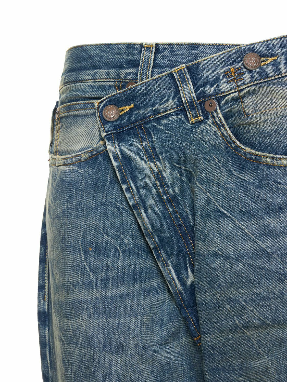 R13 Cross Over Straight Jeans R13