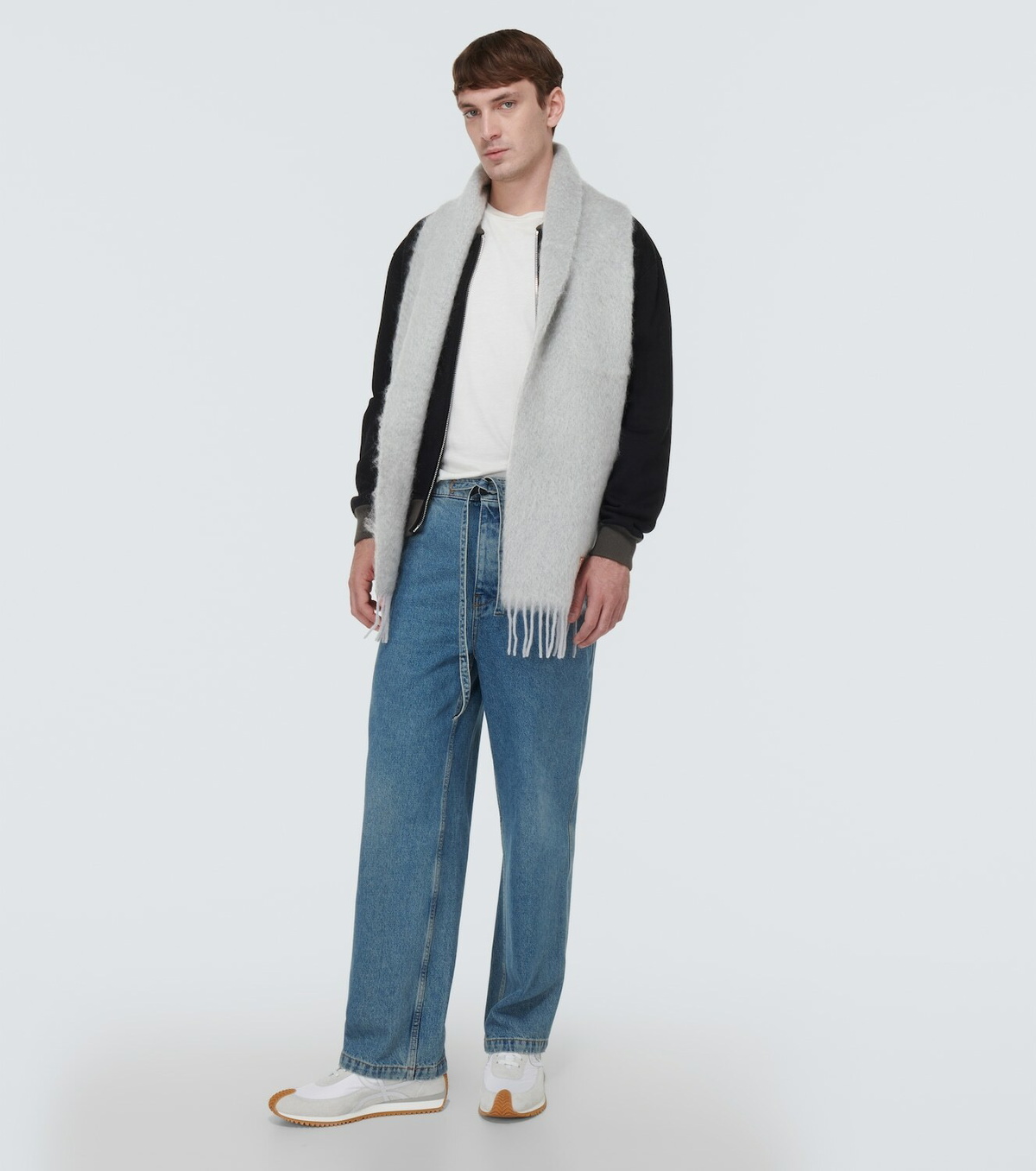 Loewe Mohair and wool scarf Loewe