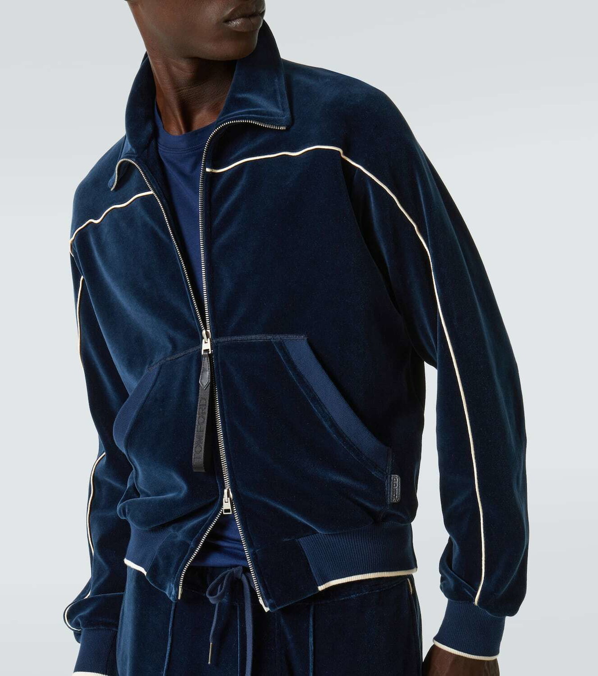 Tom Ford Cotton-blend velour track jacket TOM FORD