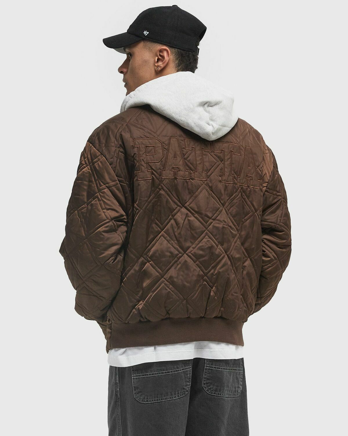 PATTA City Leopard Reversible Bomber Jacket Multi-color Mens Denim ...