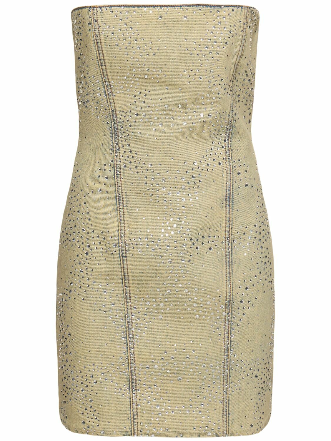 GIUSEPPE DI MORABITO Cotton Denim Mini Dress Giuseppe di Morabito