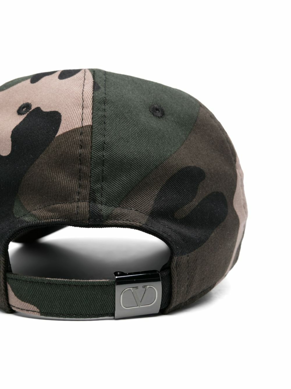 Valentino Garavani Embroidered Camouflage Cap Valentino Garavani