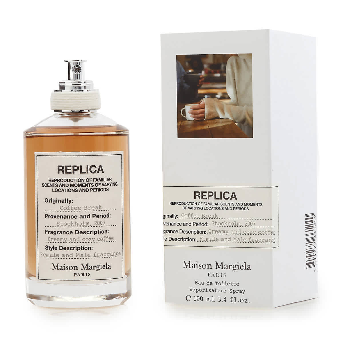 Maison Margiela Mens Replica Coffee Break EDT Spray 3.4 oz Fragrances ...