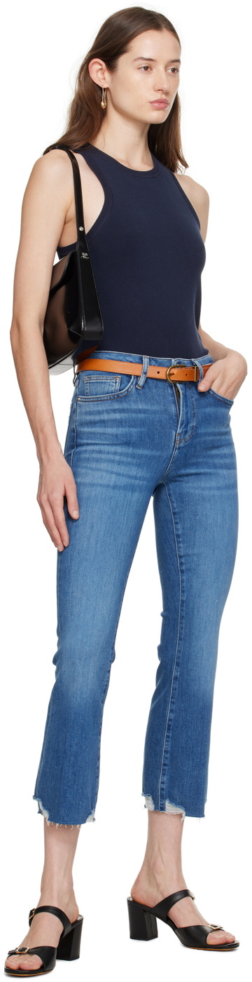 FRAME Blue 'Le Crop Mini' Jeans Frame Denim