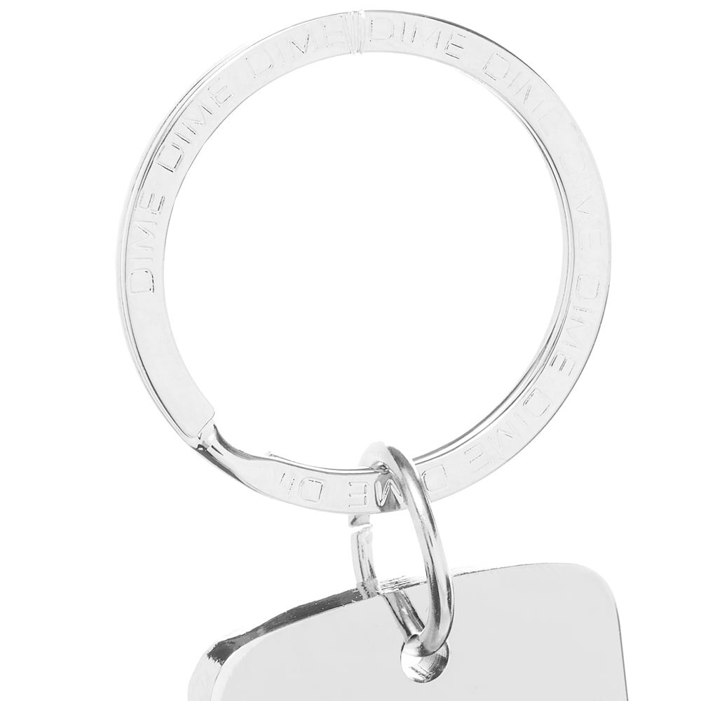 Dime Men's Classic Keychain in Silver Dime