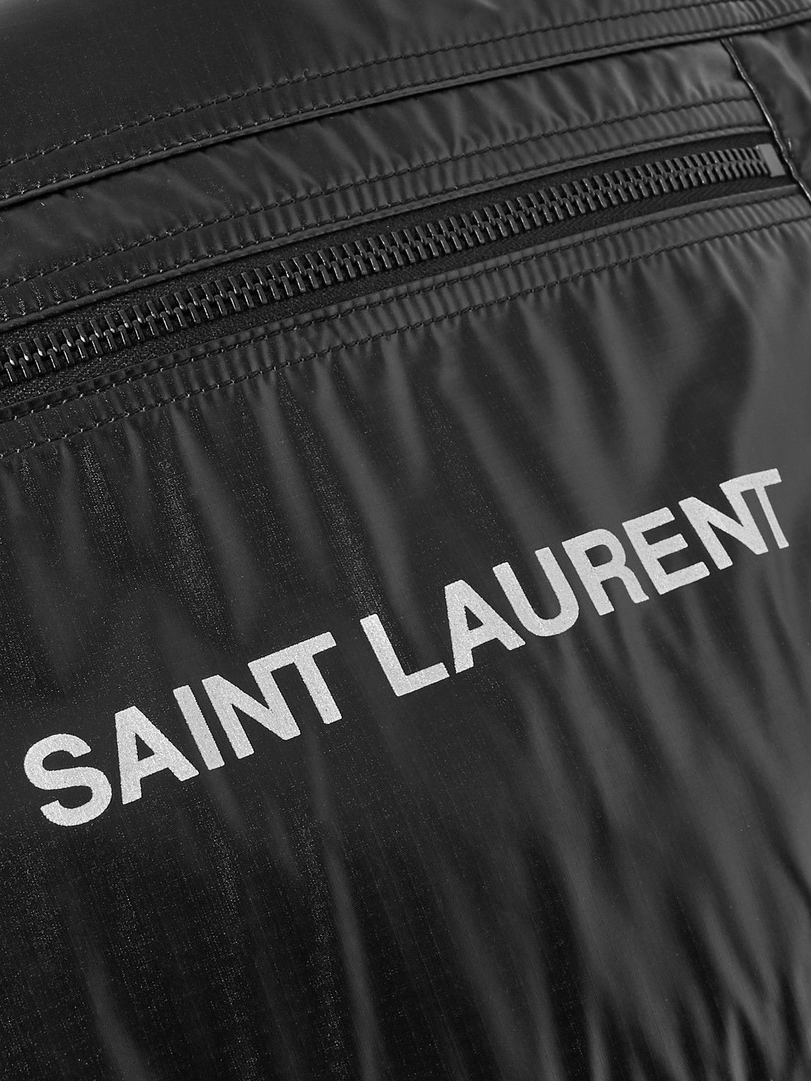 SAINT LAURENT - NUXX Logo-Print Nylon-Ripstop Backpack - Black Saint Laurent