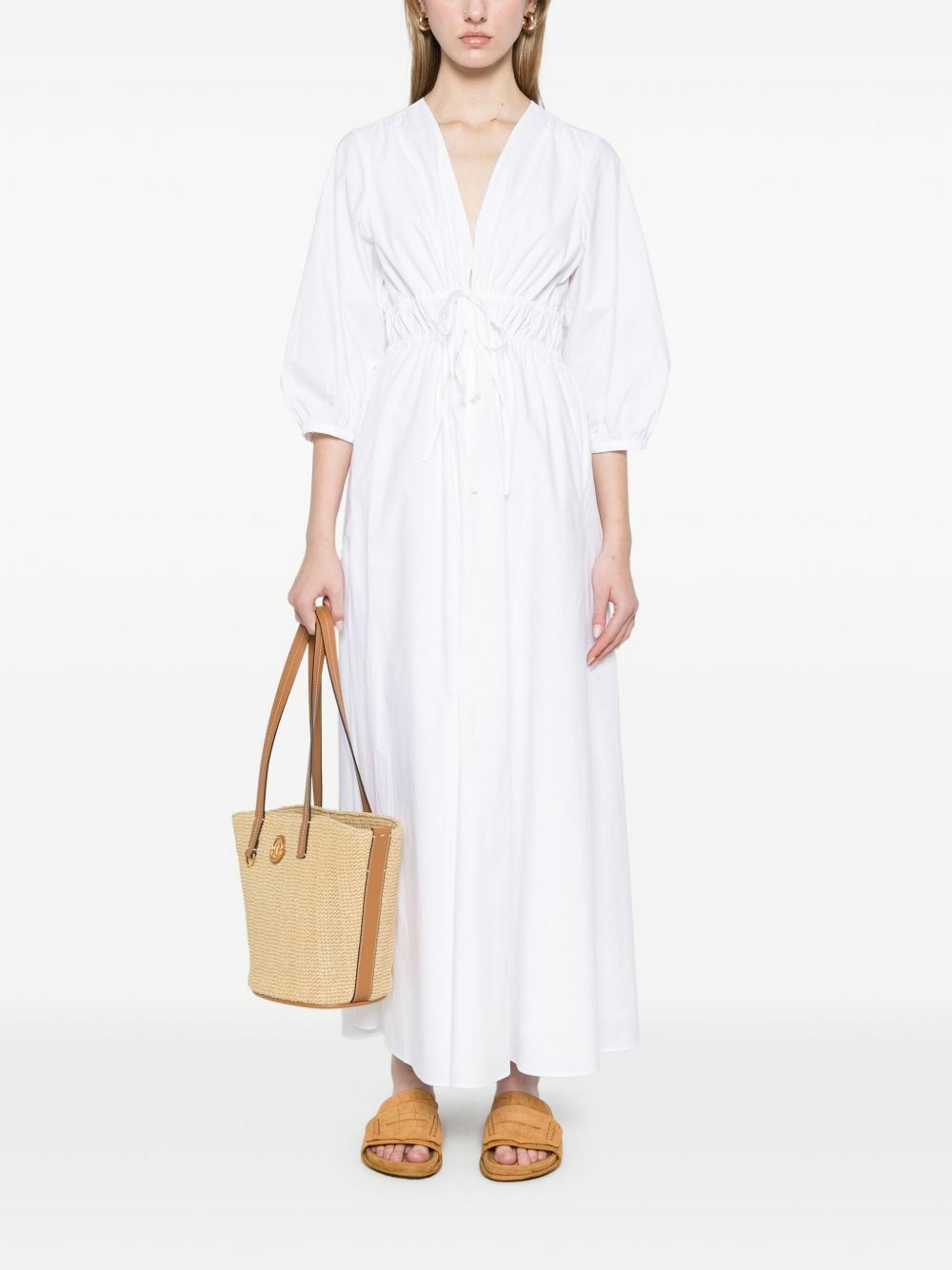 FRAME The Cinched Dress Frame Denim