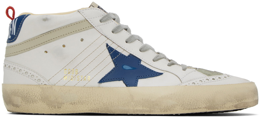 Golden Goose White Mid Star Sneakers Golden Goose Deluxe Brand