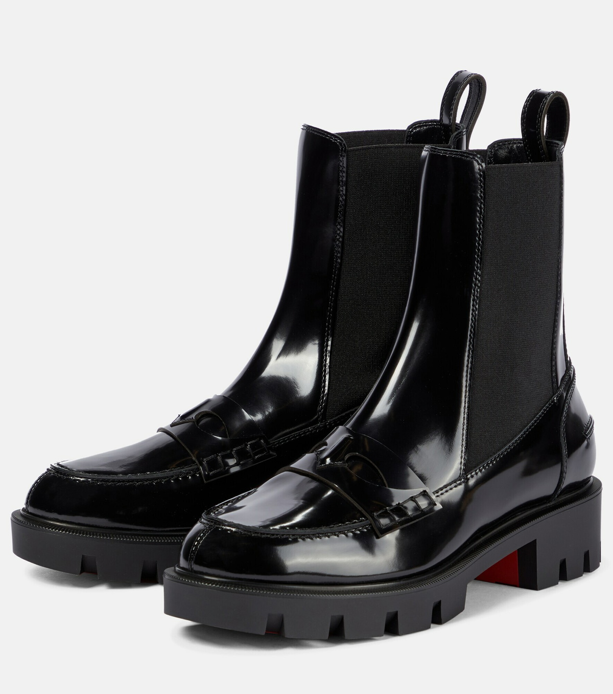 Christian Louboutin - Montezu leather ankle boots Christian Louboutin