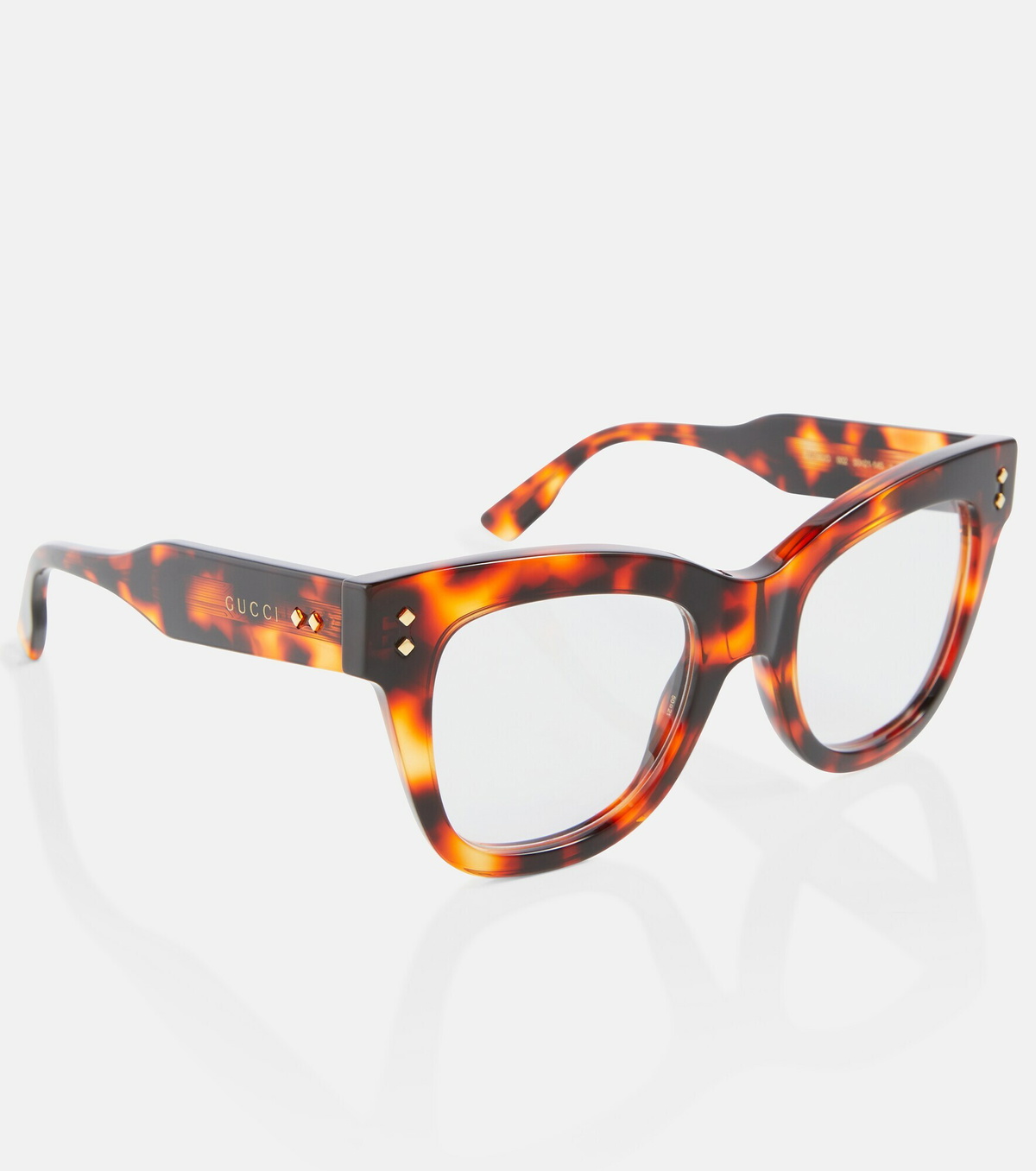 Gucci - Tortoiseshell-effect glasses Gucci