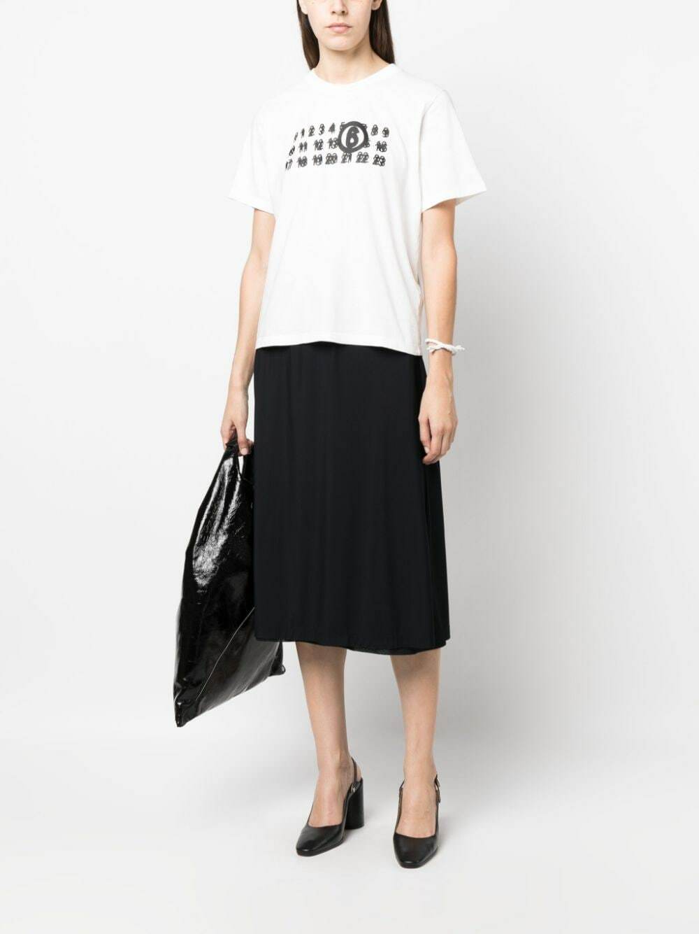 MM6 MAISON MARGIELA - Logo Cotton T-shirt MM6 Maison Margiela
