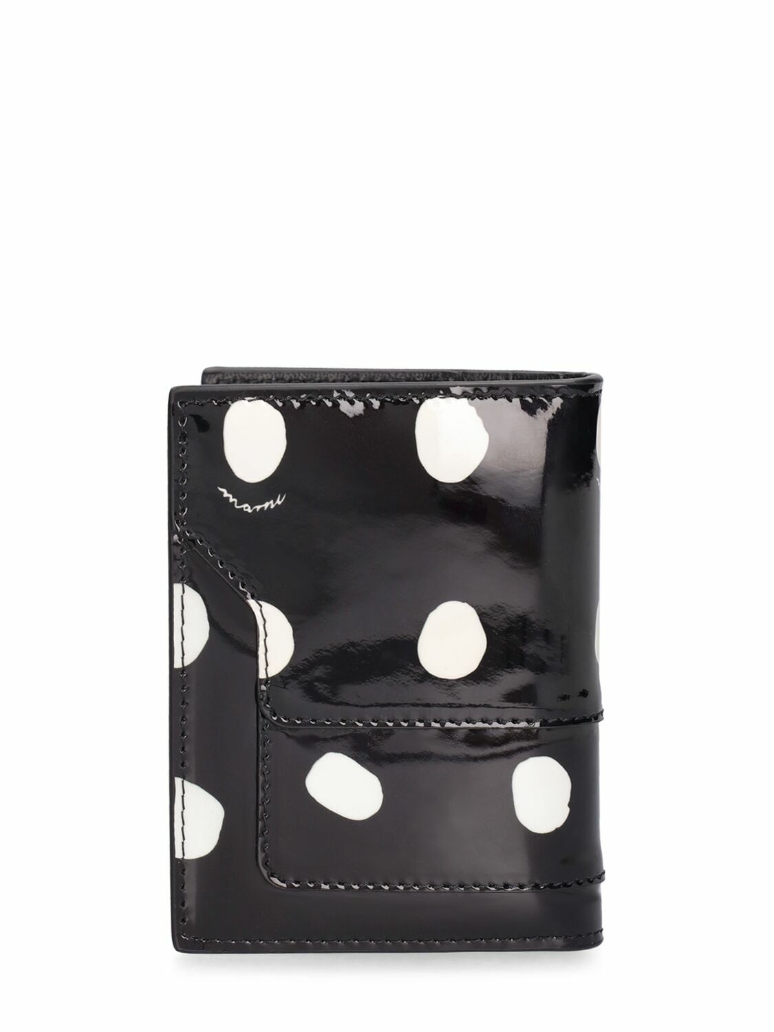 MARNI - Cc Dots Printed Leather Wallet Marni