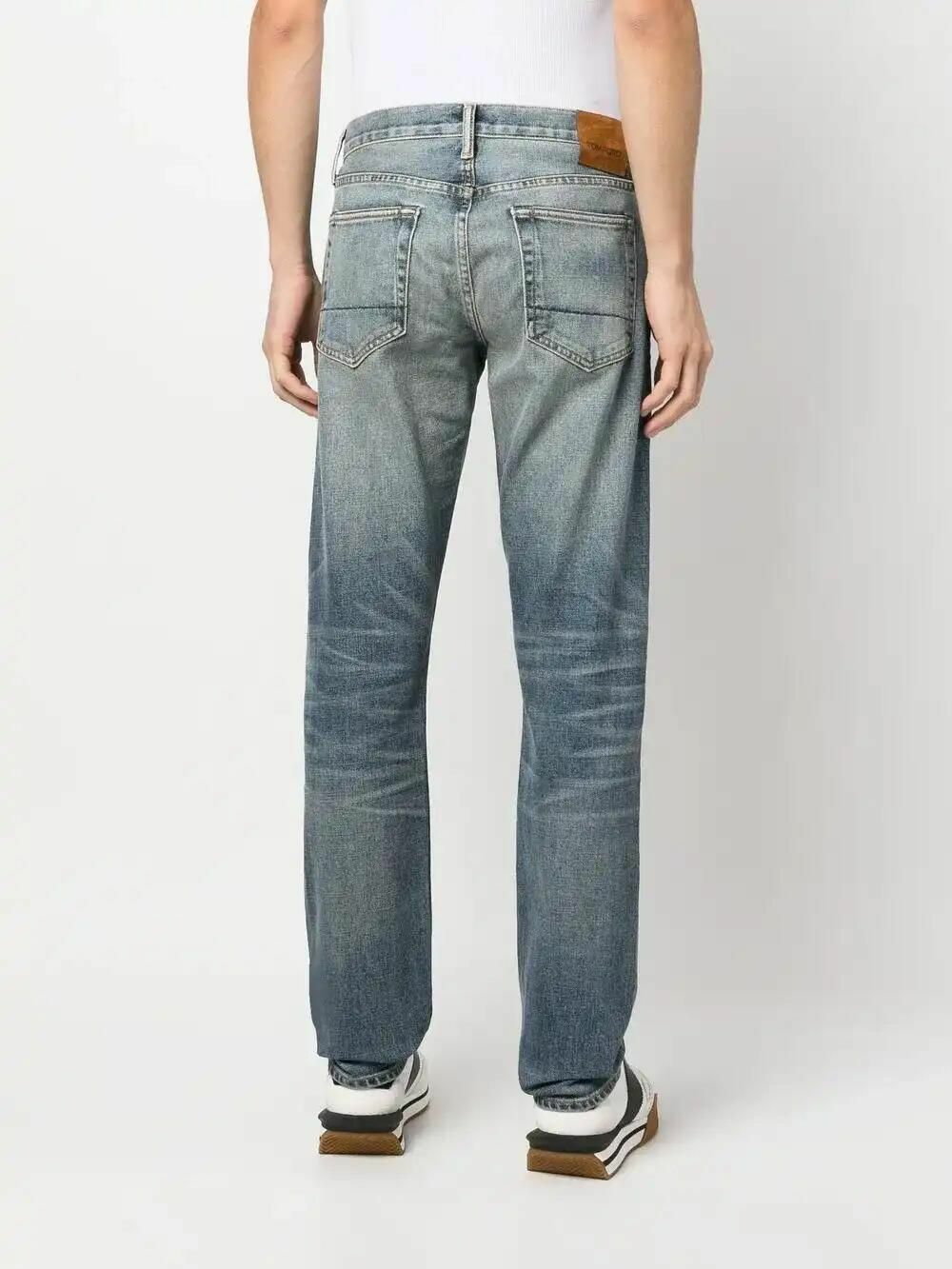 TOM FORD Whiskering-Effect Jeans TOM FORD