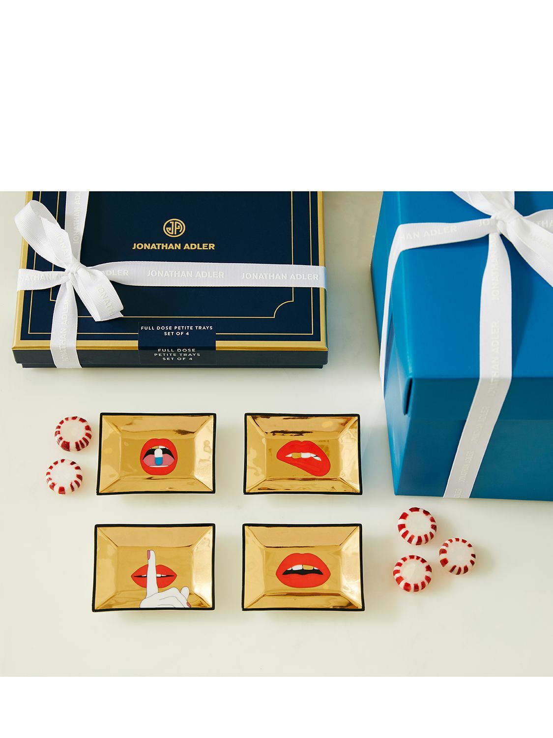 JONATHAN ADLER Set Of 4 Petite Full Dose Trays Jonathan Adler