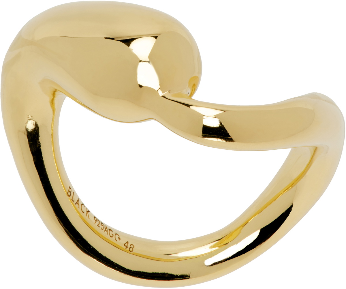 Maria Black Gold Splash Ring Maria Black