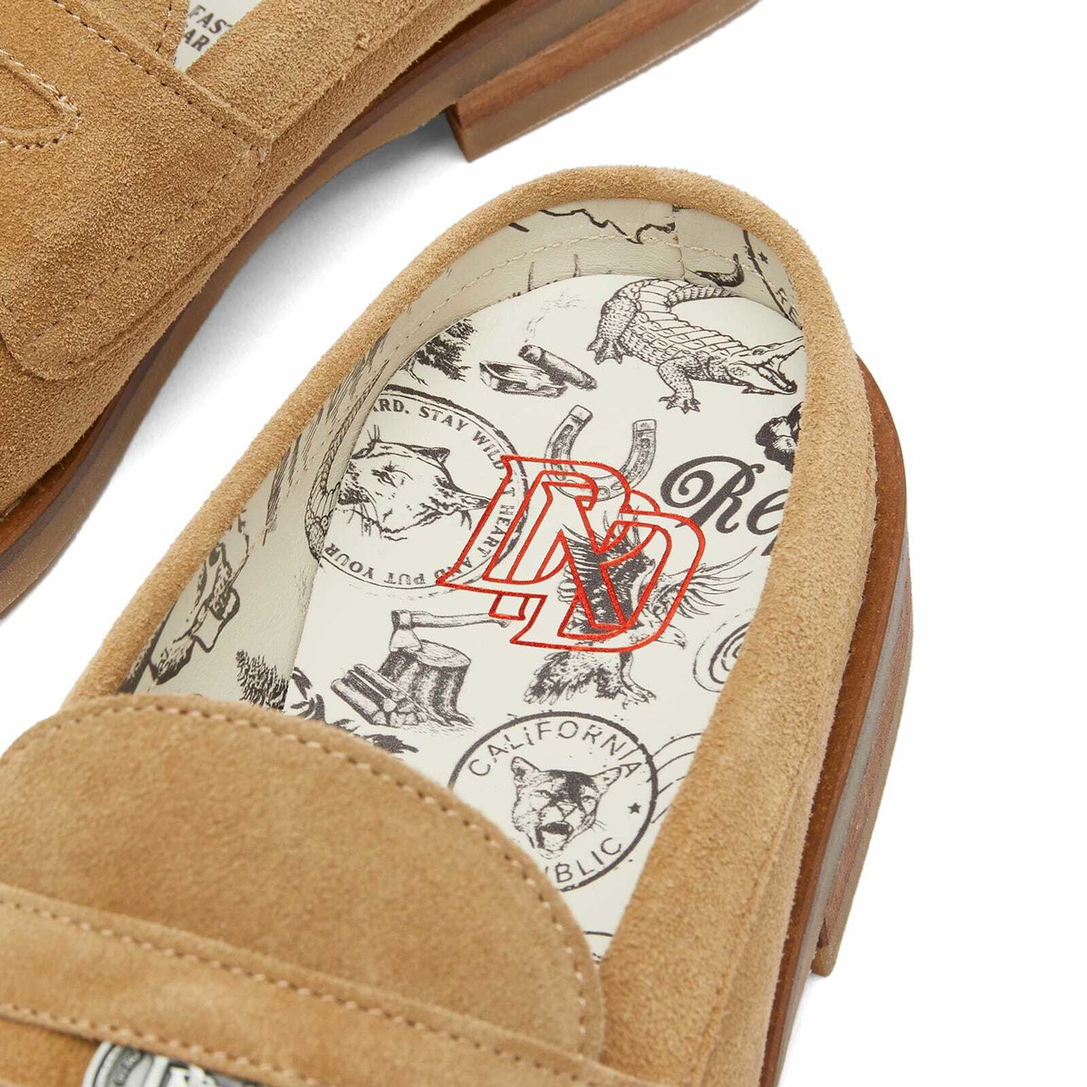 Represent Men's D+D Mule Loafer in Barley Represent