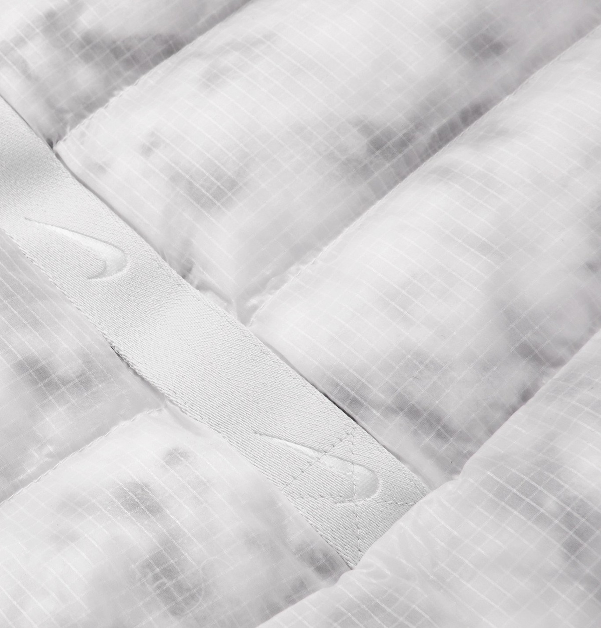 Nike - Sportswear Logo-Embroidered Quilted Camouflage-Print Shell ...