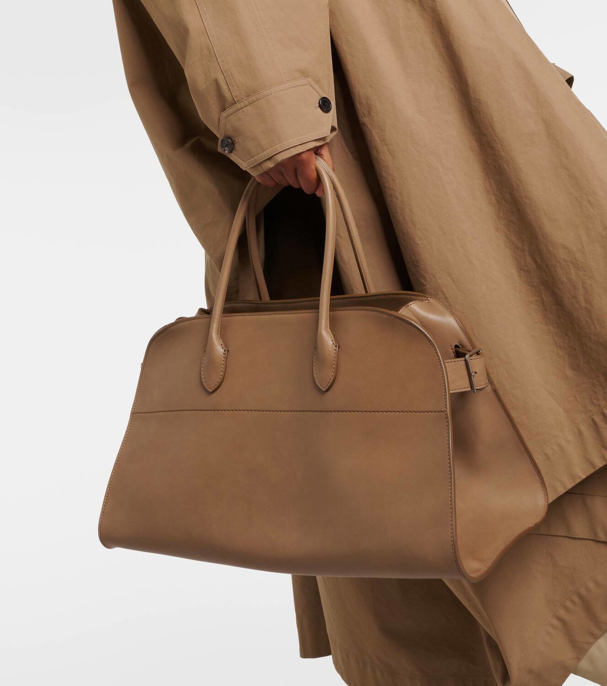 The Row Margaux leather tote bag The Row