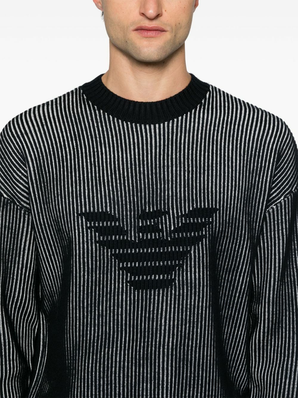 EMPORIO ARMANI - Wool Crewneck Sweater Emporio Armani