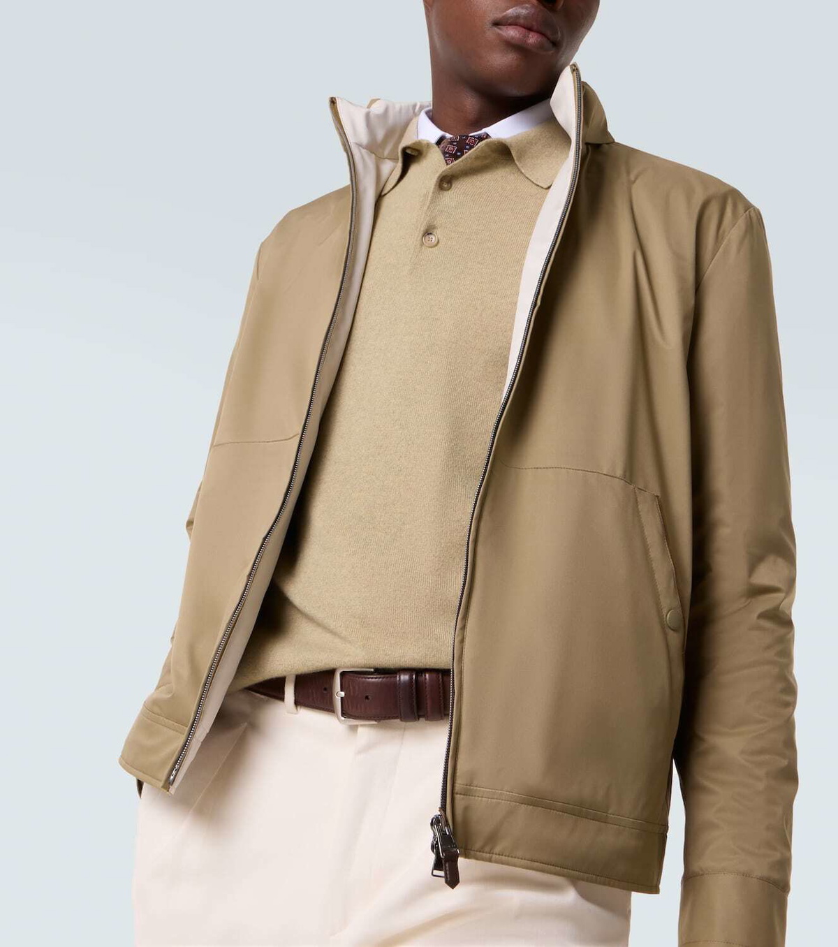 Canali Technical bomber jacket Canali