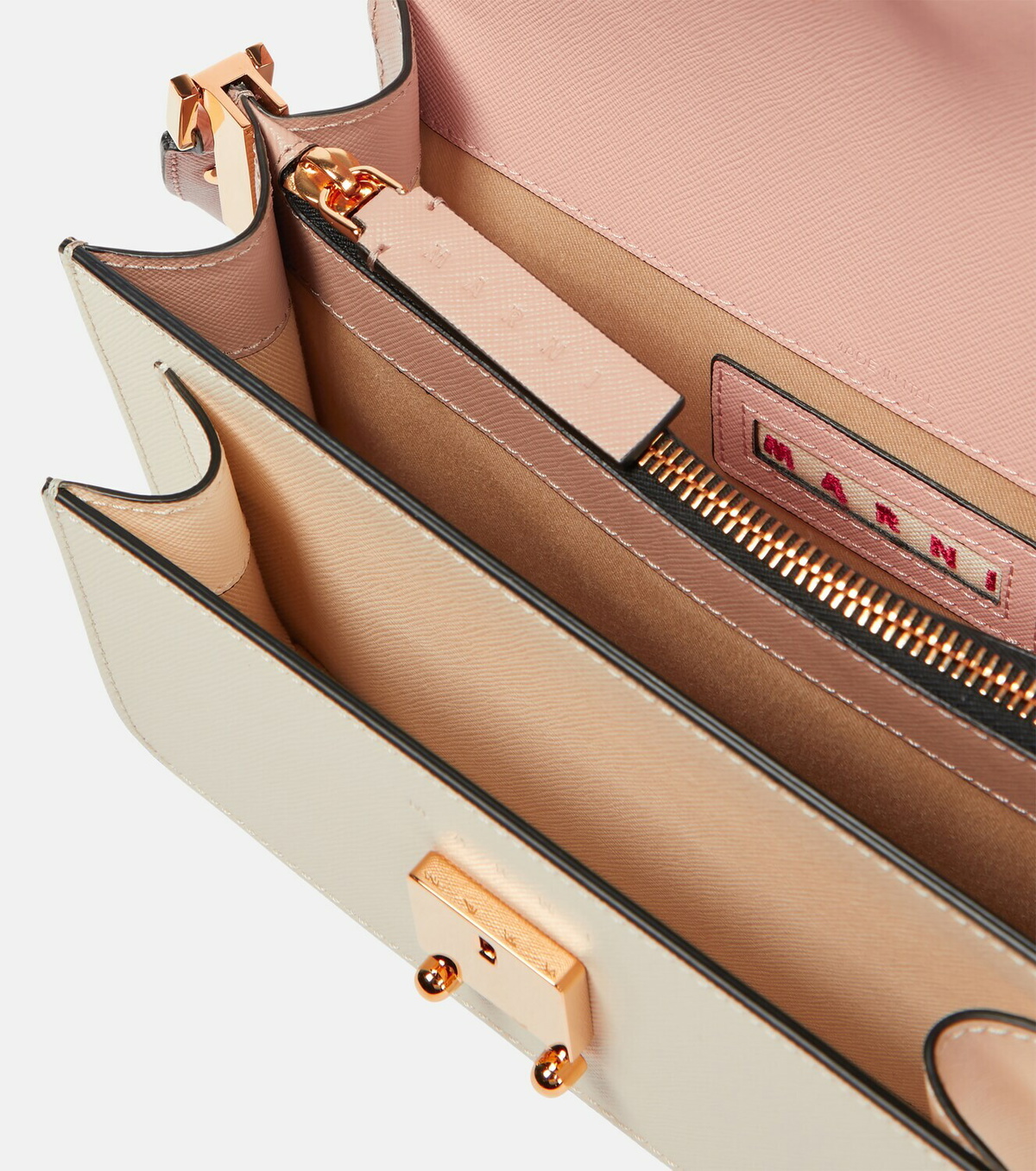 Marni - Trunk Small leather shoulder bag Marni